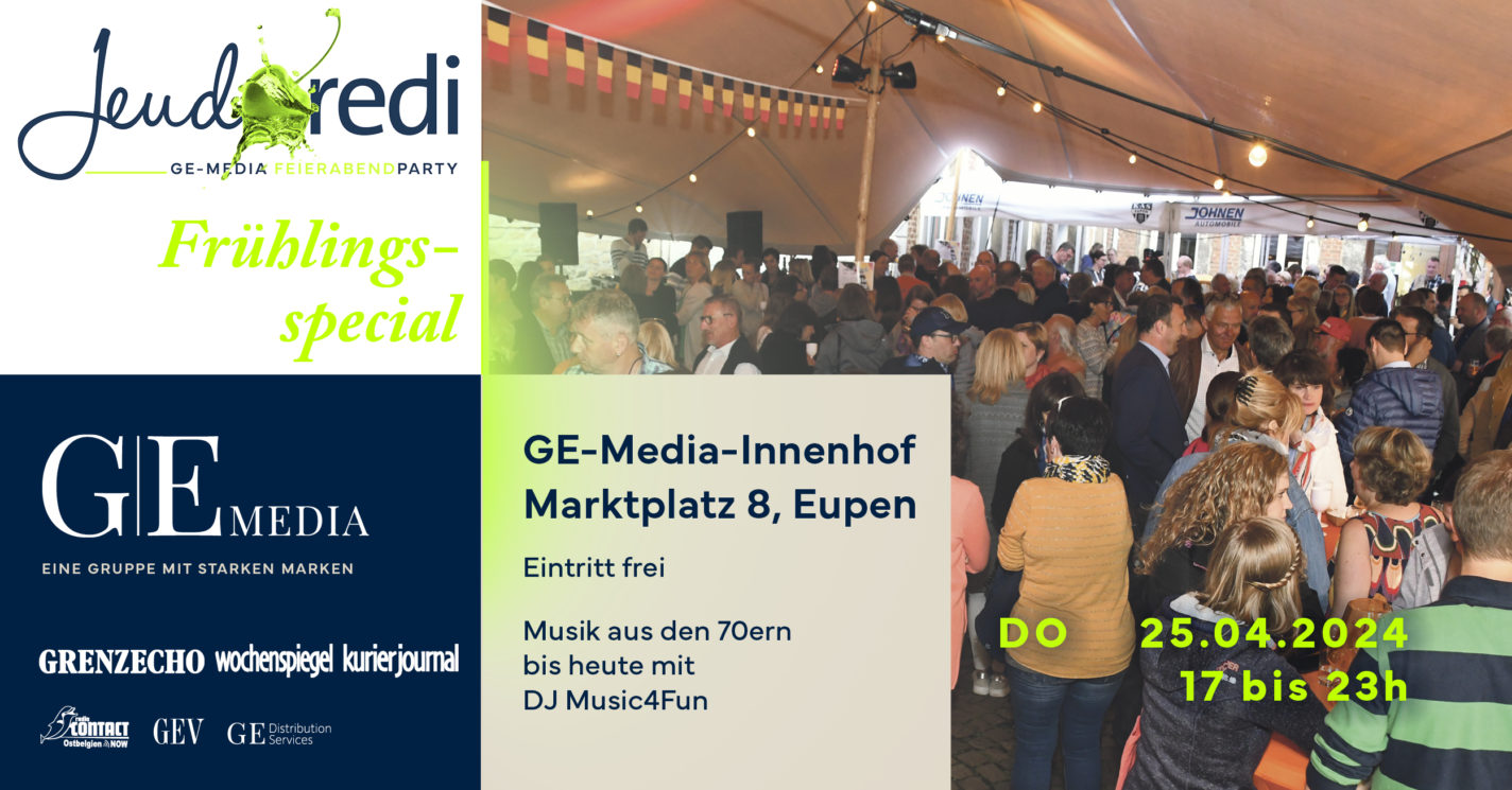 Jeudredi - Die GE-Media Feierabendparty Frühlingsspecial - GE-Media